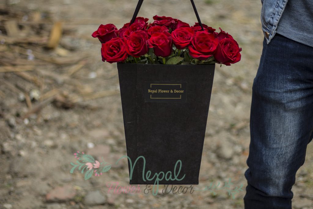A 60 STEMS % valentine day 2020 % Buy roses % send flower to Nepal